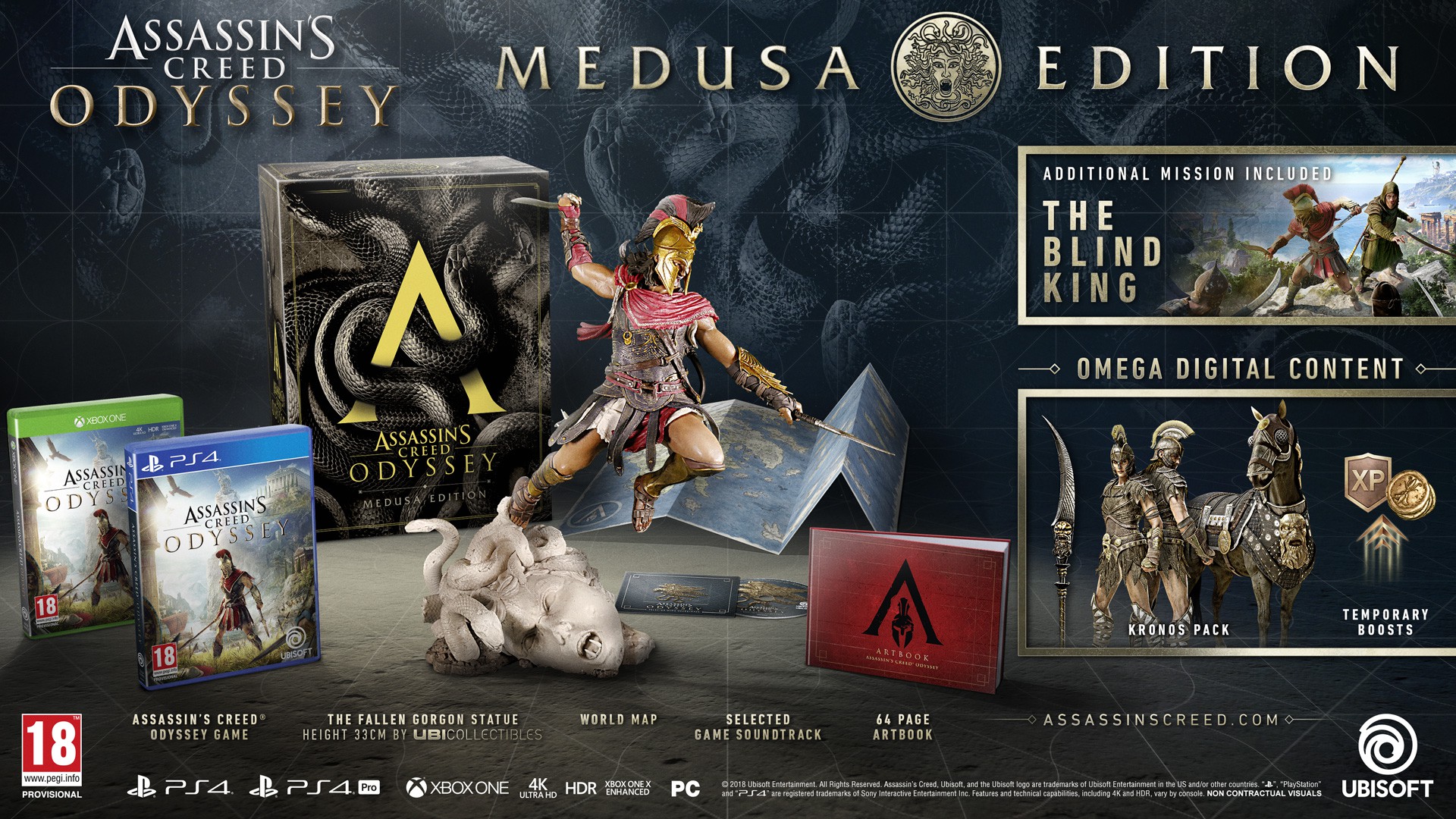 Assassin’s Creed Odyssey Collector's Edition and their figurines ...