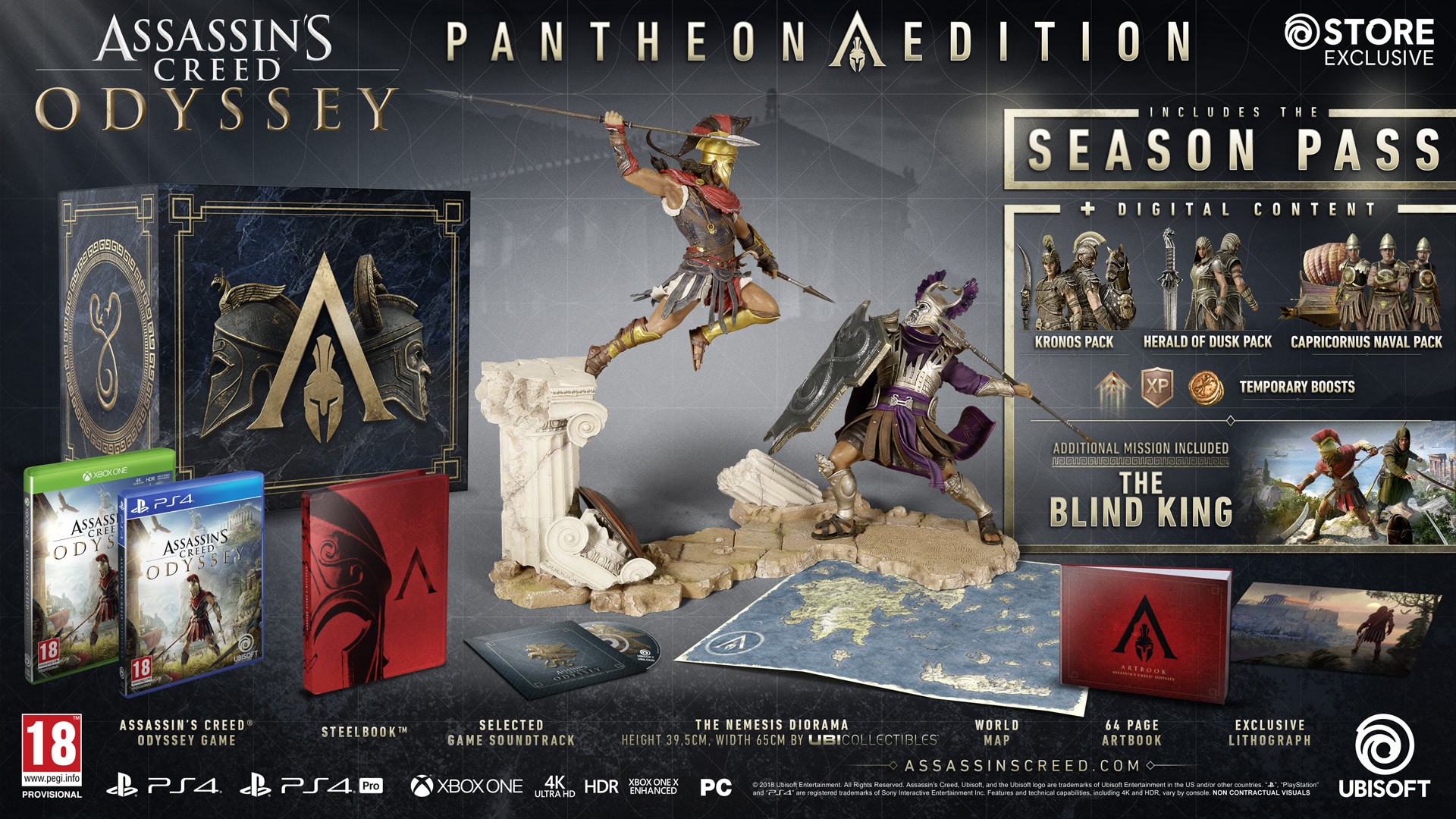 Assassin’s Creed Odyssey Collector's Edition and their figurines ...