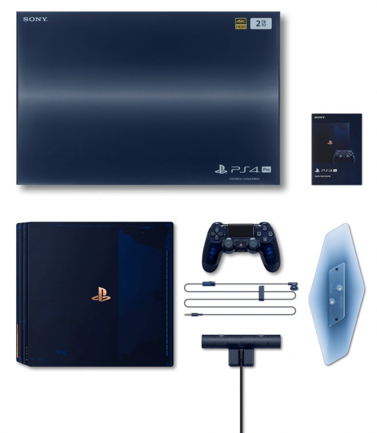 Sony releases 50,000 Limited Edition PS4 Pro with translucent dark blue ...