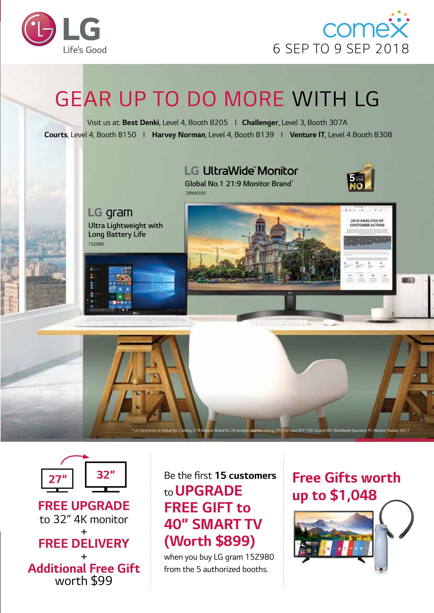 LG unveils promotions for COMEX 2018, brochures included - The Tech ...