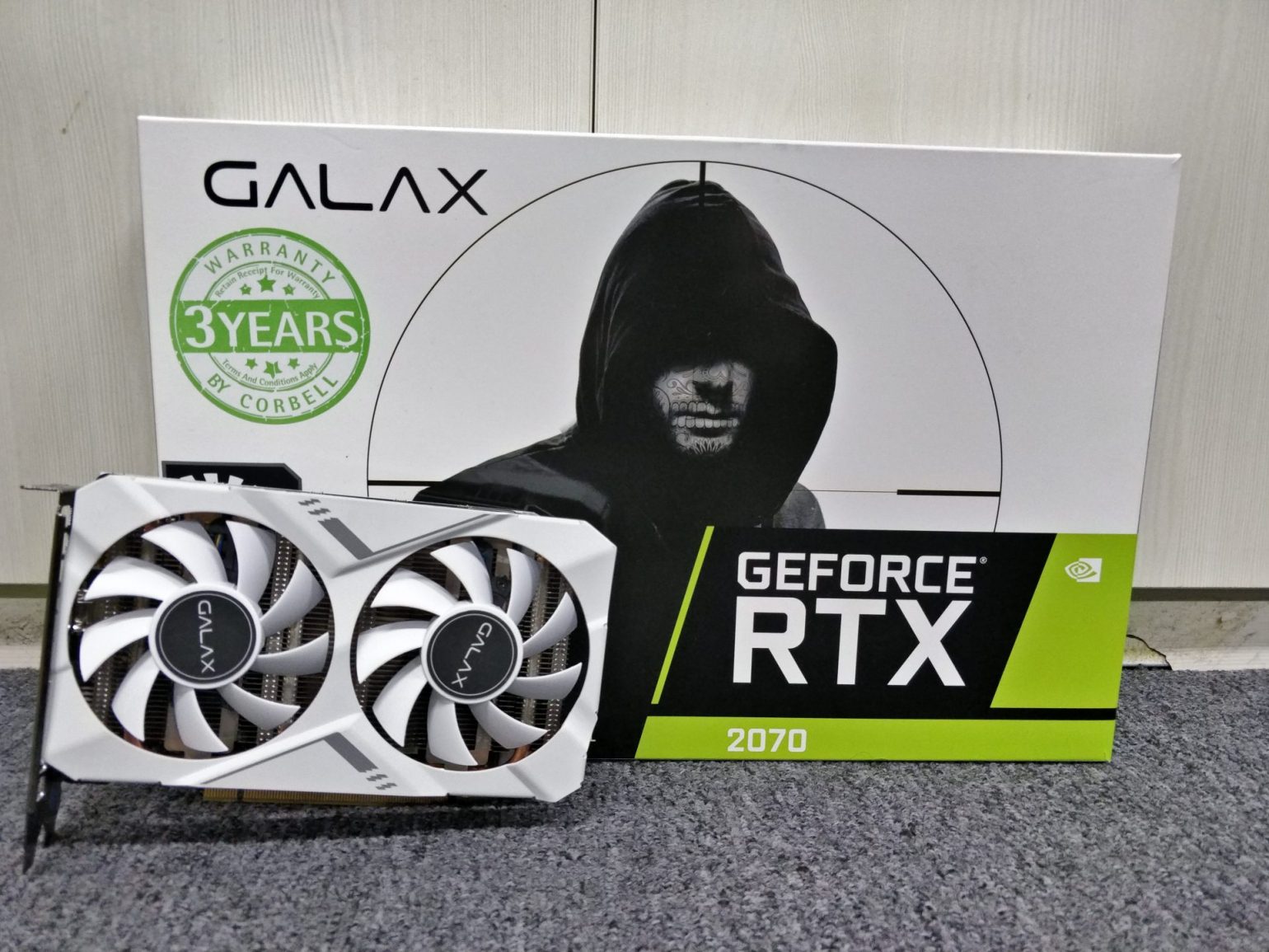 GALAX GeForce RTX 2070 White Mini 1-Click OC Graphics Card Review - The ...