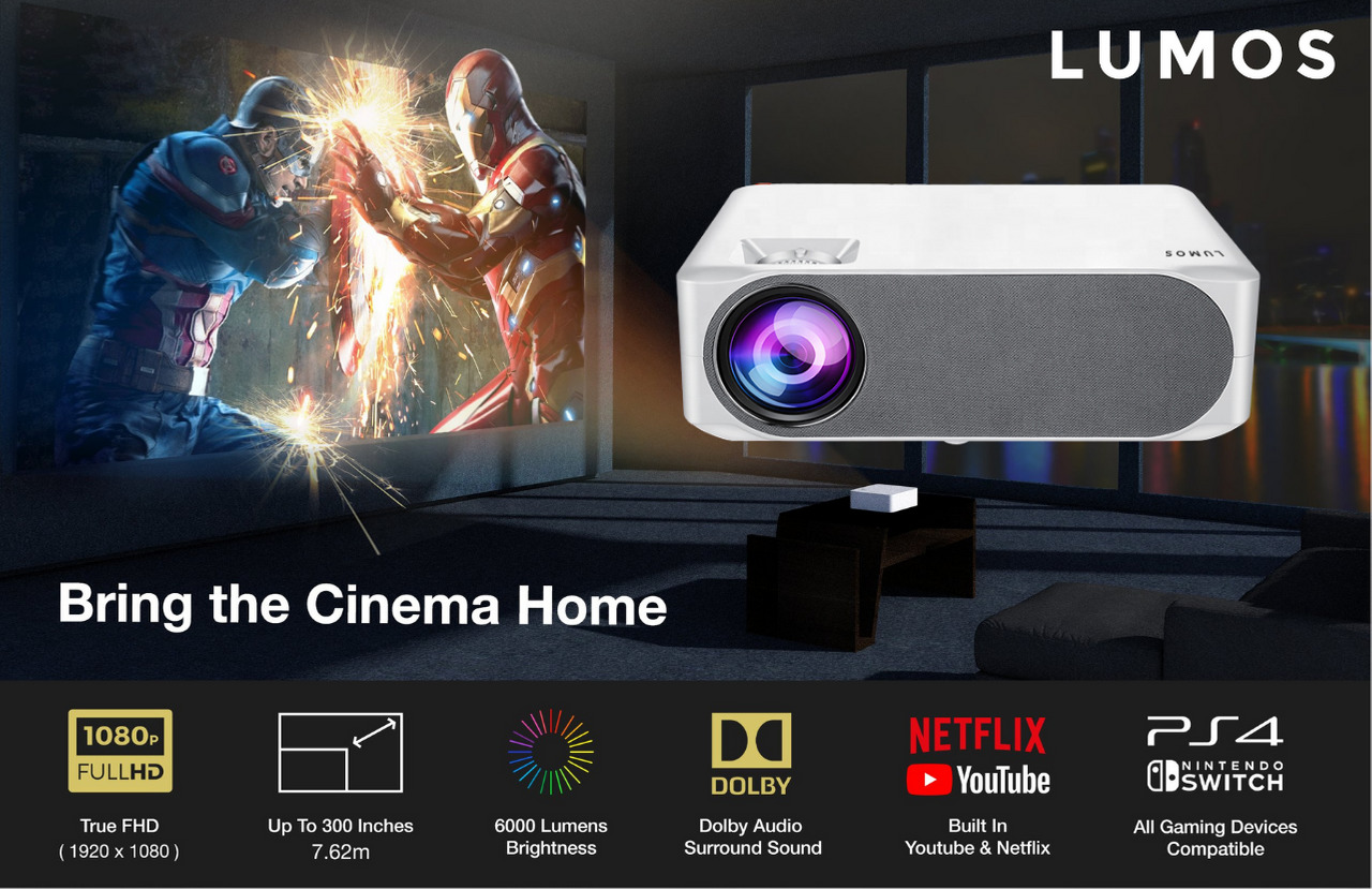 Local Startup LUMOS Projector Introduces Affordably Priced Home Cinema ...