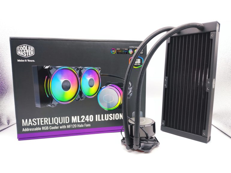 MasterLiquid ML240 Illusion AIO CPU Water Cooler Review - Looks good ...