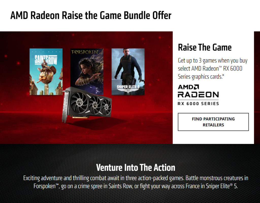 AMD Radeon Raise the Game Bundle Now Redeemable - The Tech Revolutionist