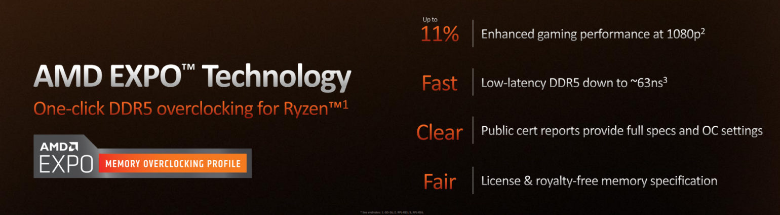AMD EXPO - Bringing overclocked DDR5 Memory Profiles to AM5 Platform ...