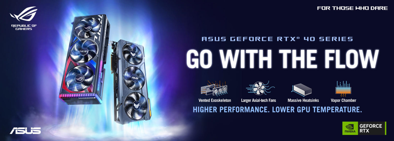 ASUS Announces ROG Strix and TUF Gaming GeForce RTX 40 Graphics Cards ...