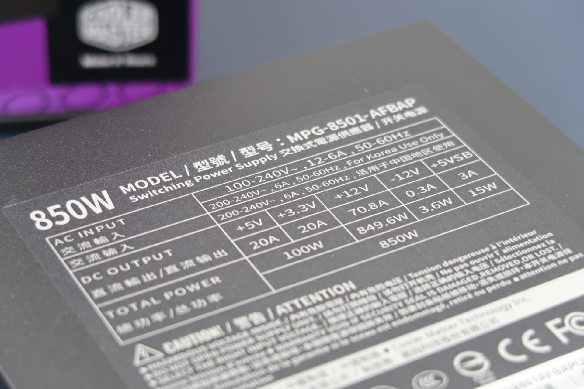 Cooler Master XG 850 Platinum Modular PSU Review - The Tech Revolutionist