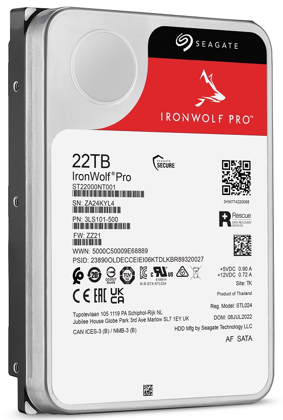 Seagate debuts new 22TB IronWolf Pro series CMR-based HDD with ...