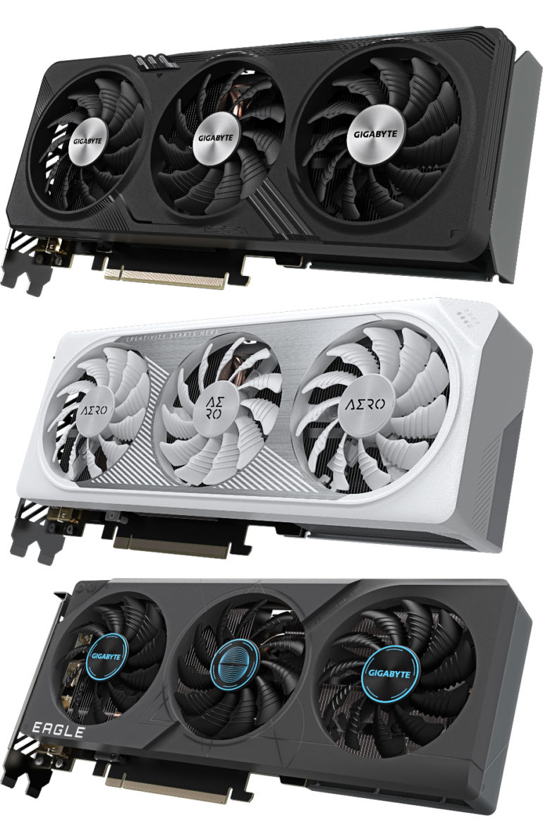 GIGABYTE gives the RTX 4060 series one AORUS and three standard ...