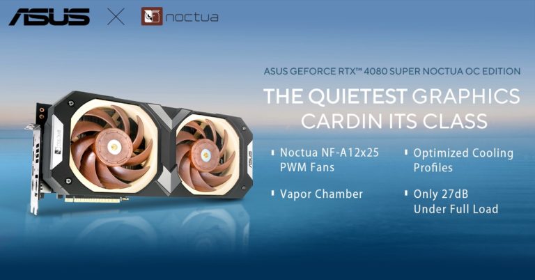 ASUS x Noctua returns with the GeForce RTX 4080 SUPER variant; Quiet ...