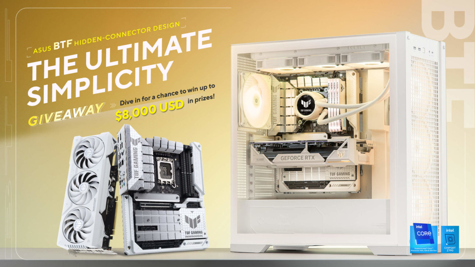 ASUS's new giveaway contest is about the zero cable, no hassle BTF ...