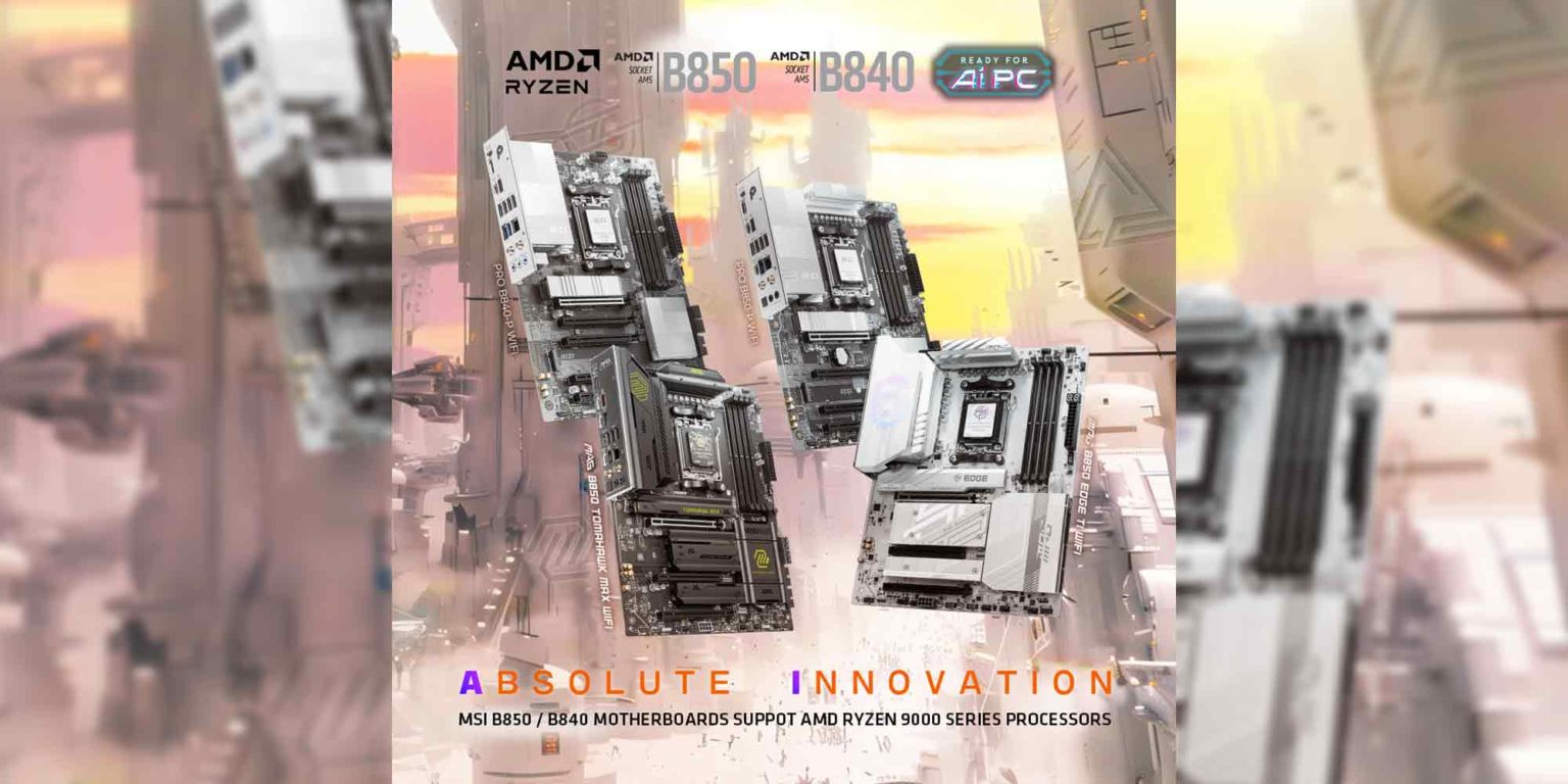 [CES 2025] MSI readies mid range B850 and B840 motherboards for AMD ...